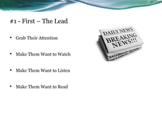 Ten point checklist for writers | PPTX | Desktop Publishing | Computer ...