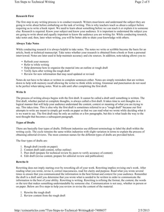 Ten steps-to-technical-writing | PDF