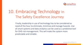 10 ways to ensure your safety leadership journey towards vision zero | PPT