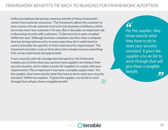 Tenable: Economic, Operational and Strategic Benefits of Security ...