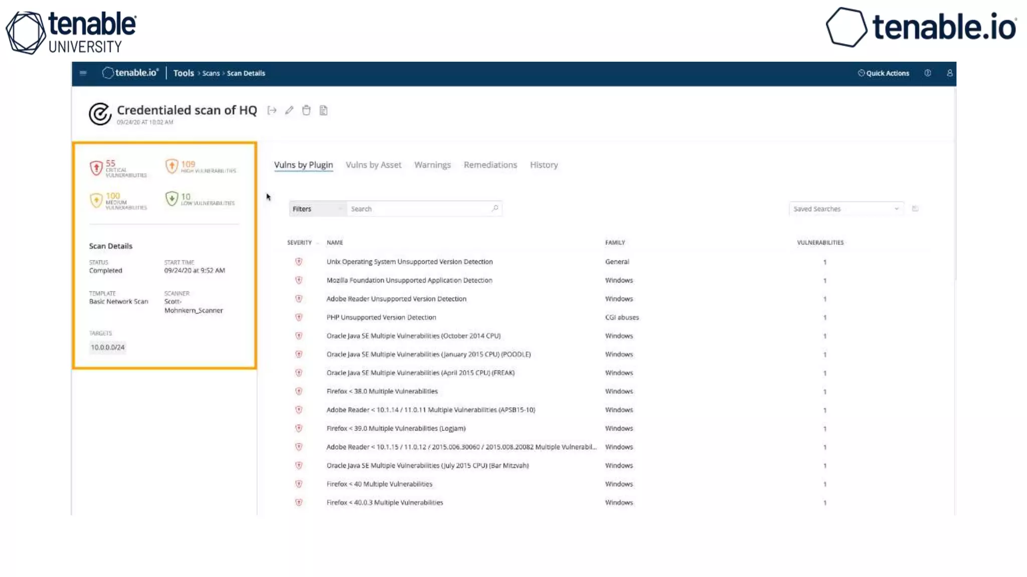 Tenable IO analysis.pptx