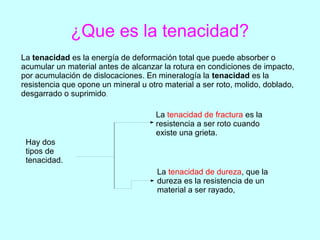 Tenacidad y fragilidad | ODP