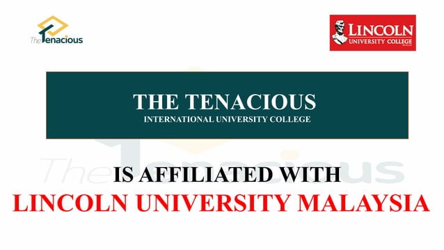 The Tenacious International University College | PPT