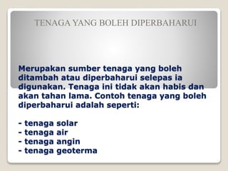 Tenaga | PPT