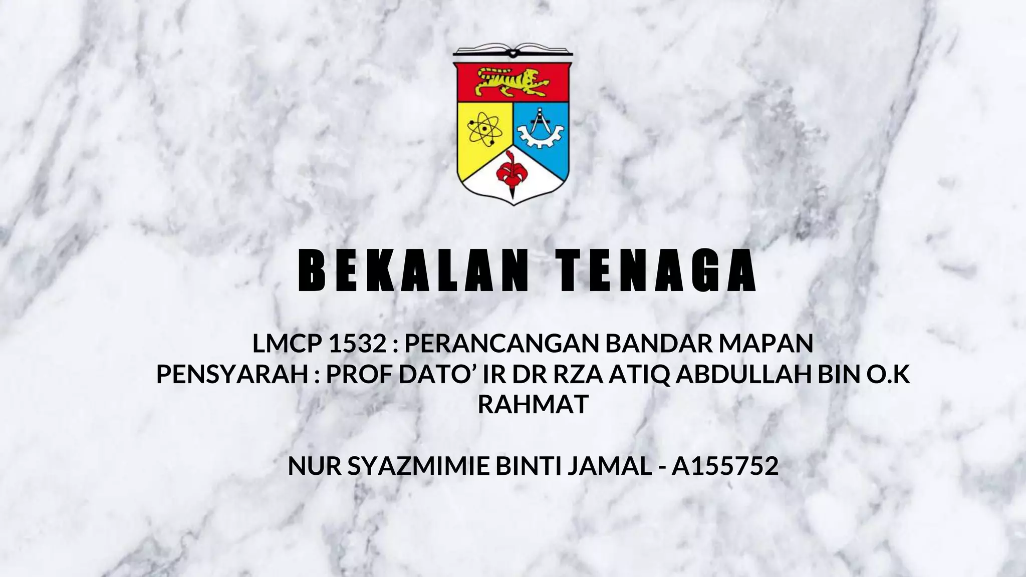 Bekalan Tenaga | PPT