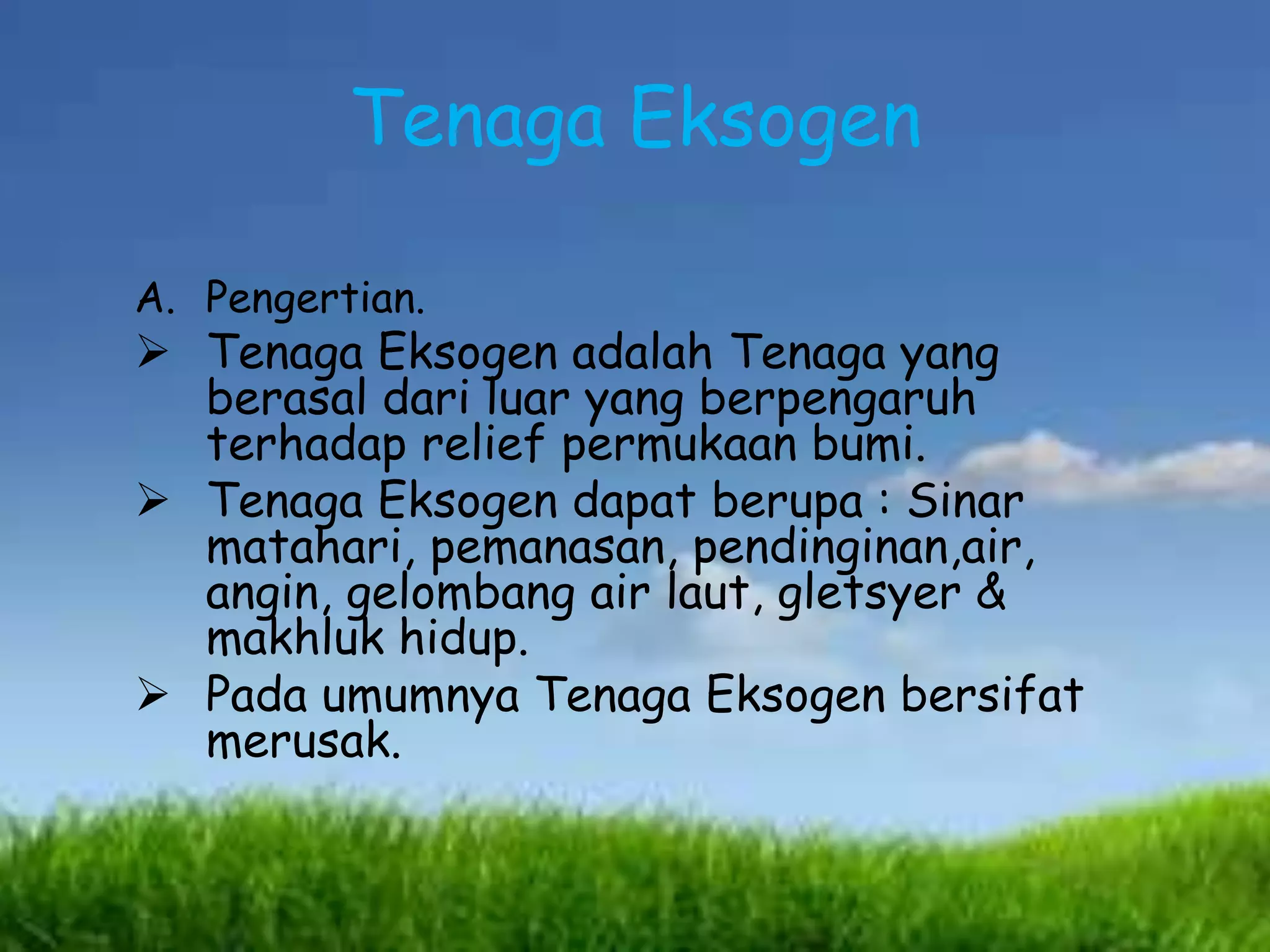 Tenaga Eksogen | PPTX