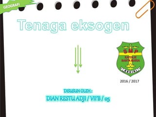 Tenaga eksogen | PPTX