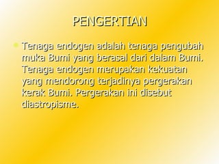 Tenaga endogen | PPT