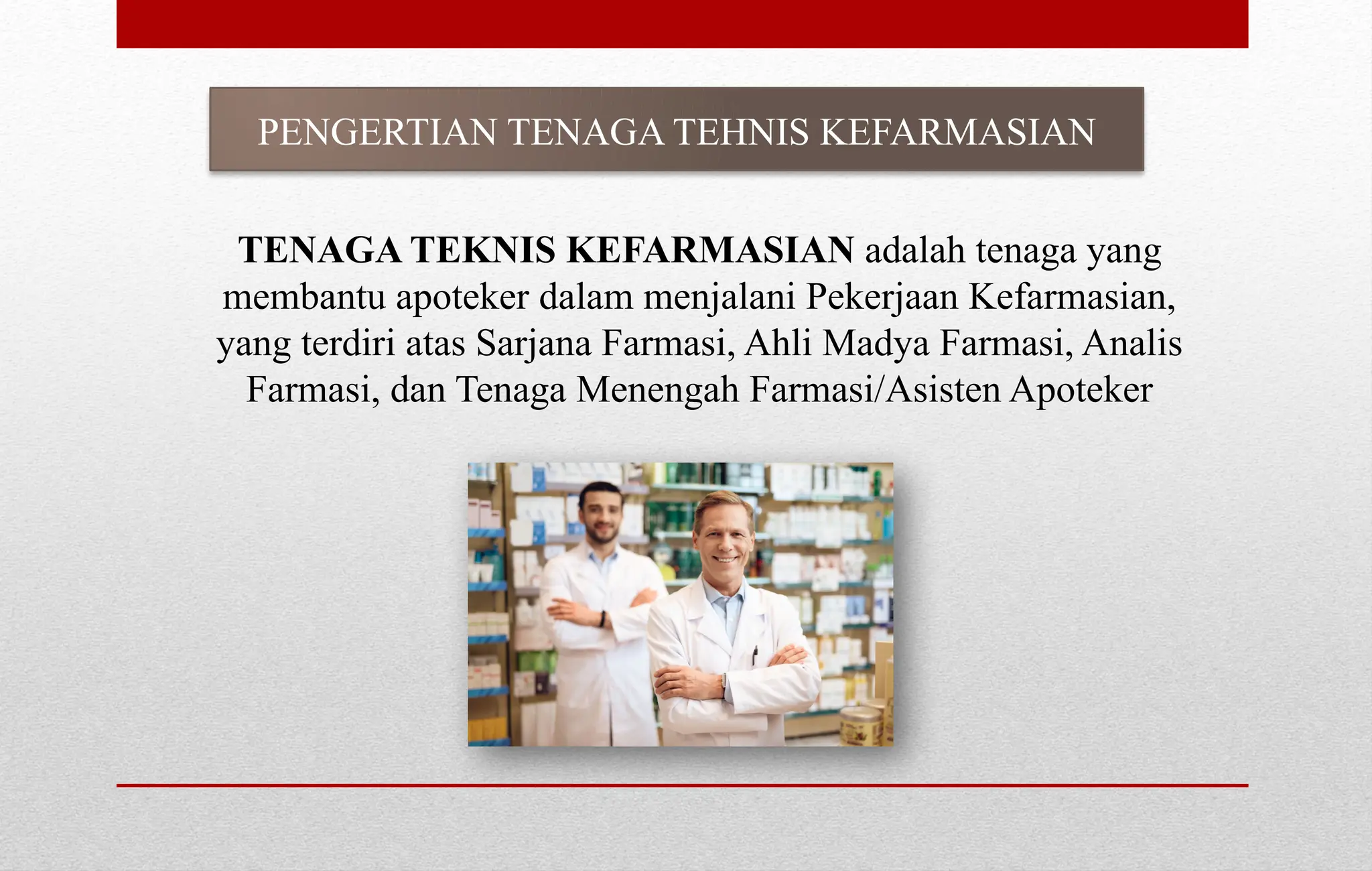 TENAGA TEKHNIS KEFARMASIAN dan tenaga vokasi | PPTX