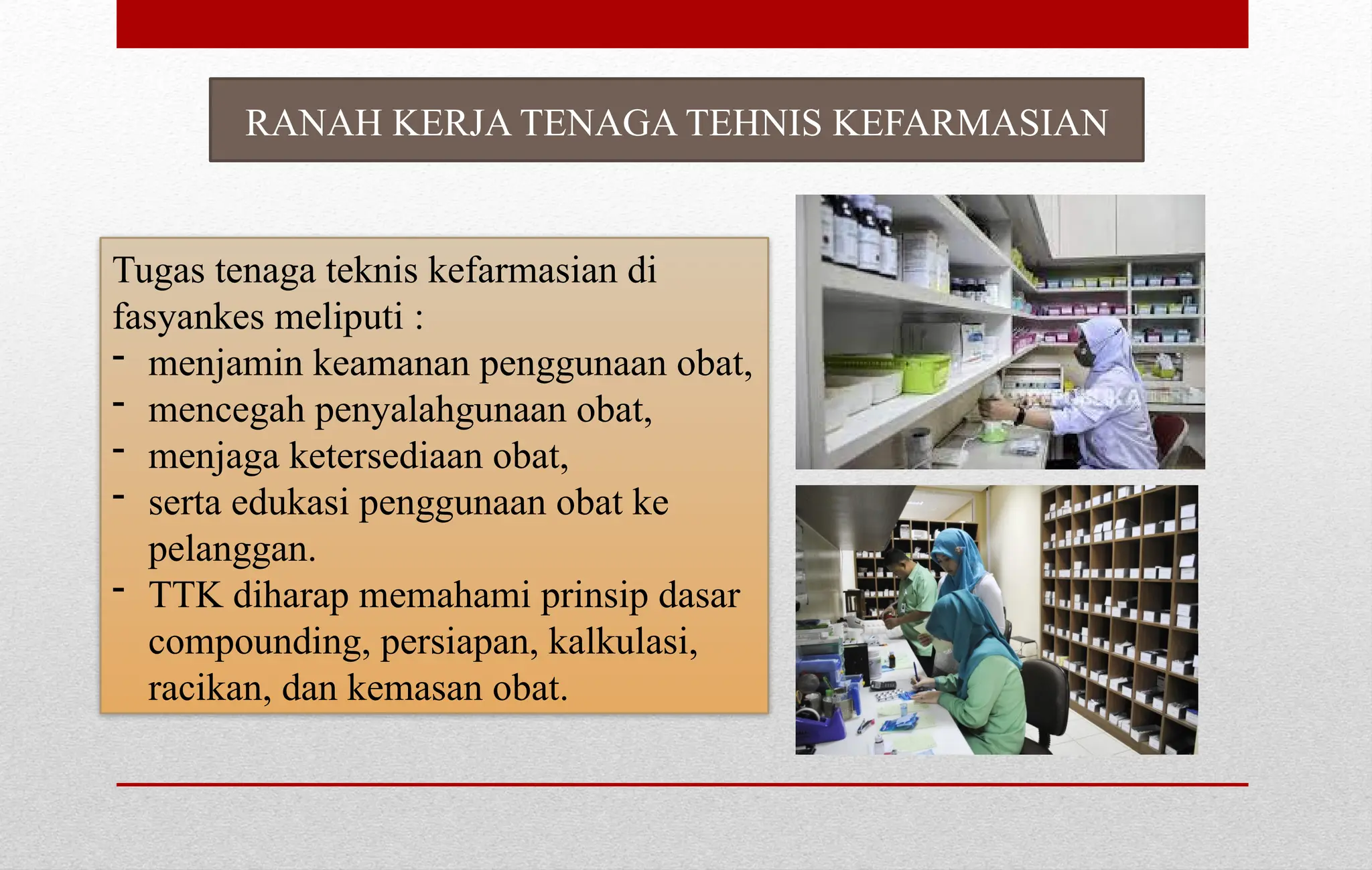TENAGA TEKHNIS KEFARMASIAN dan tenaga vokasi | PPTX
