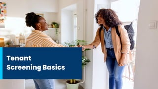 TENANT SCREENING REPORT SERVICES How Tenant Screening Reports Work | PDF