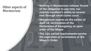 Tenant protection act of 2020 | PPTX