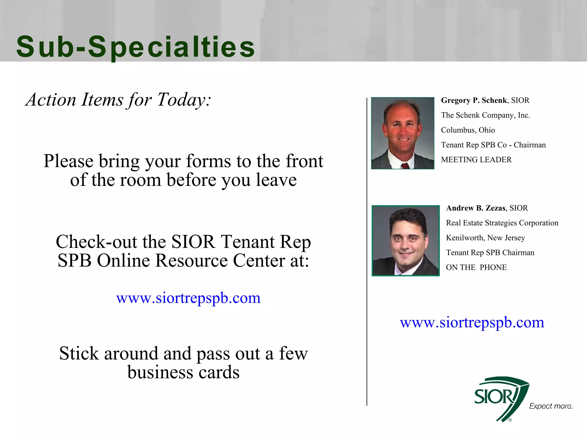 Tenant Representation Spb | PPT