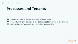 Tenants: A Look Behind the Scenes | PPTX