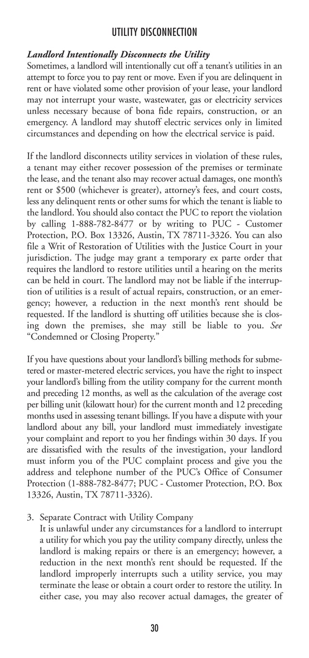 Tenants'rights handbook | PDF