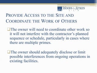 Ten Basic Concepts for Owners | PPTX | Developmental Sites | Real Estate