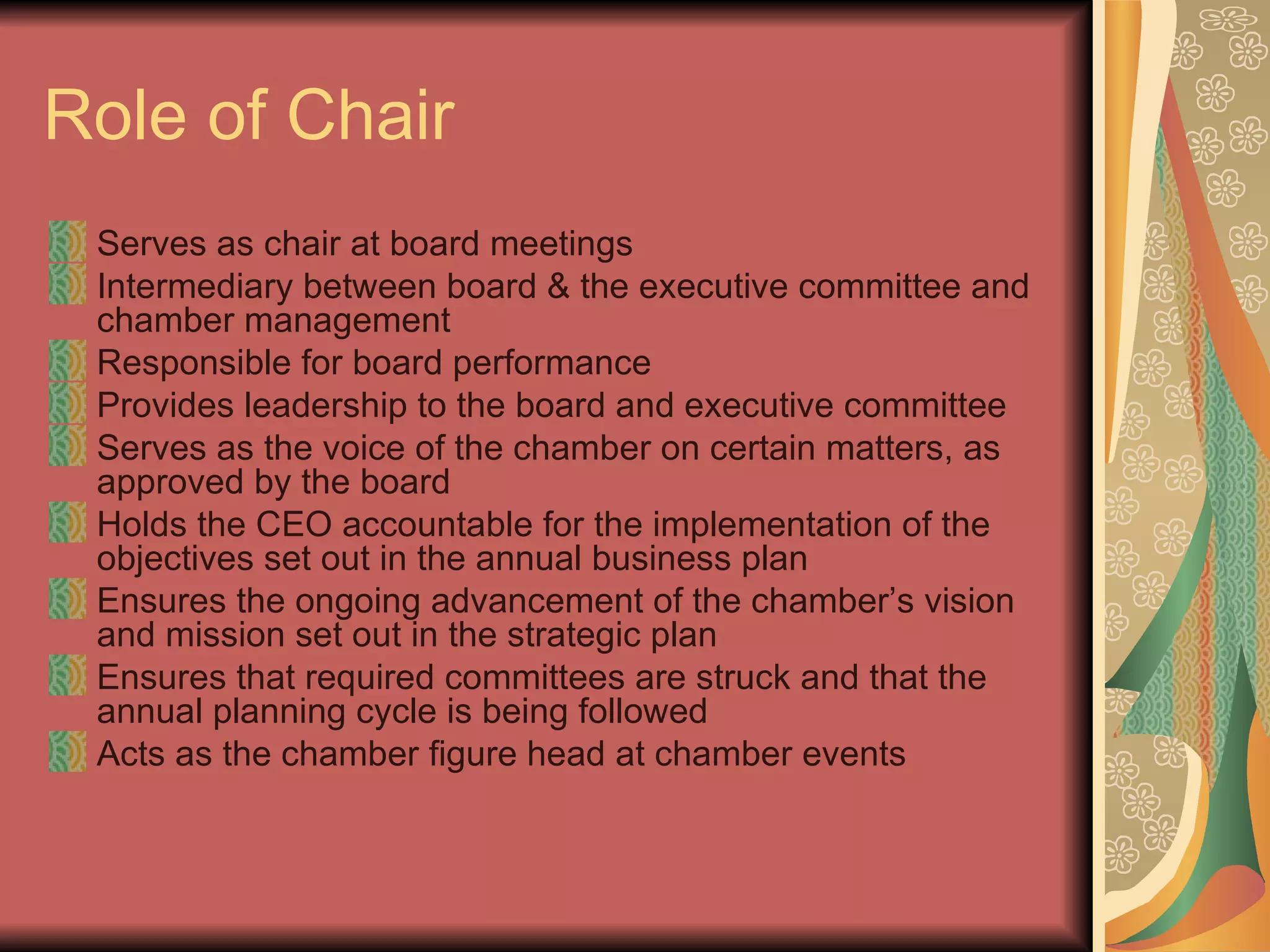 Ten Basic Responsibilities Of Directors | PPT