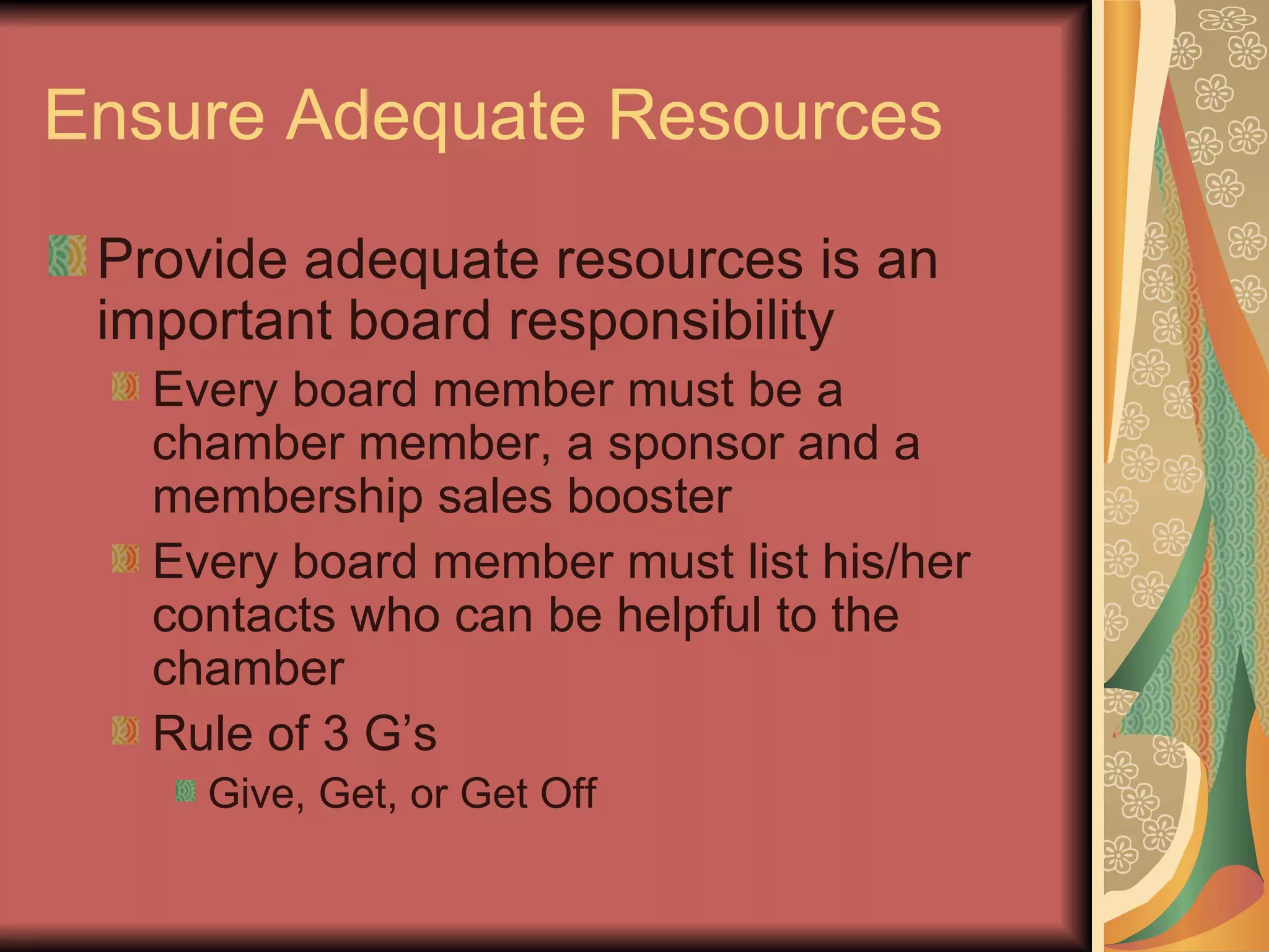 Ten Basic Responsibilities Of Directors | PPT