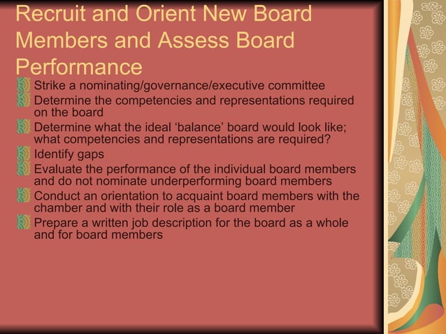 Ten Basic Responsibilities Of Directors | PPT