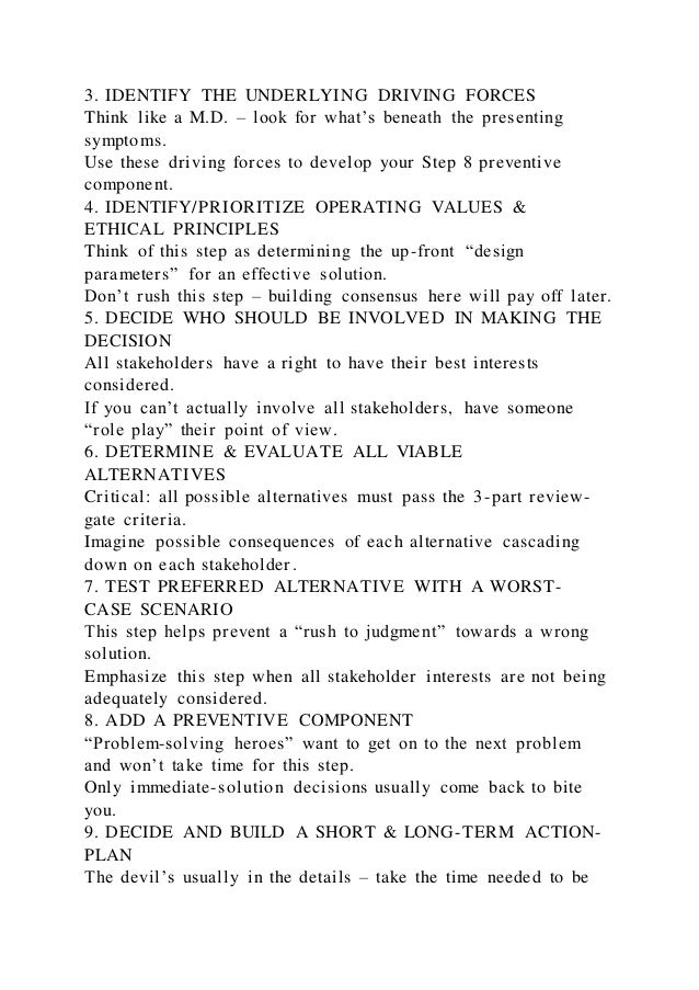 Ten Best Ethical Decision Making Models Elaine Co | PDF