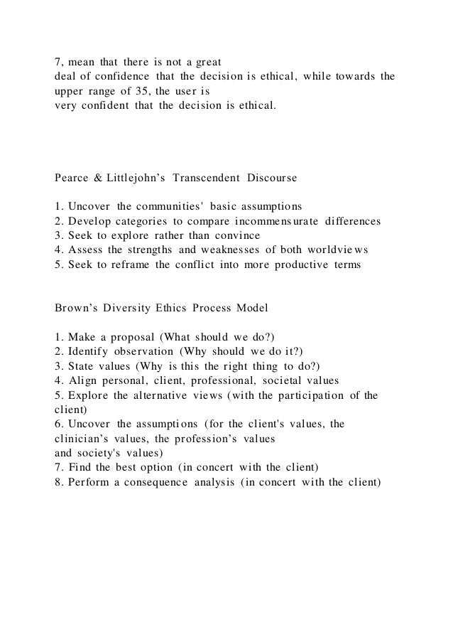 Ten Best Ethical Decision Making Models Elaine Co | PDF