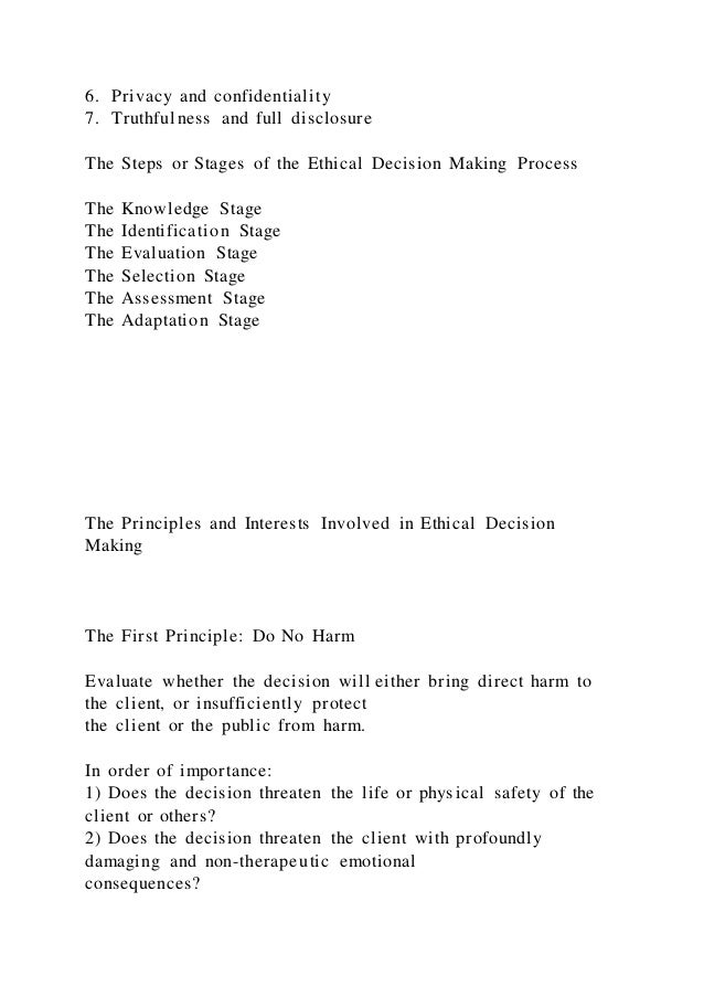 Ten Best Ethical Decision Making Models Elaine Co | PDF