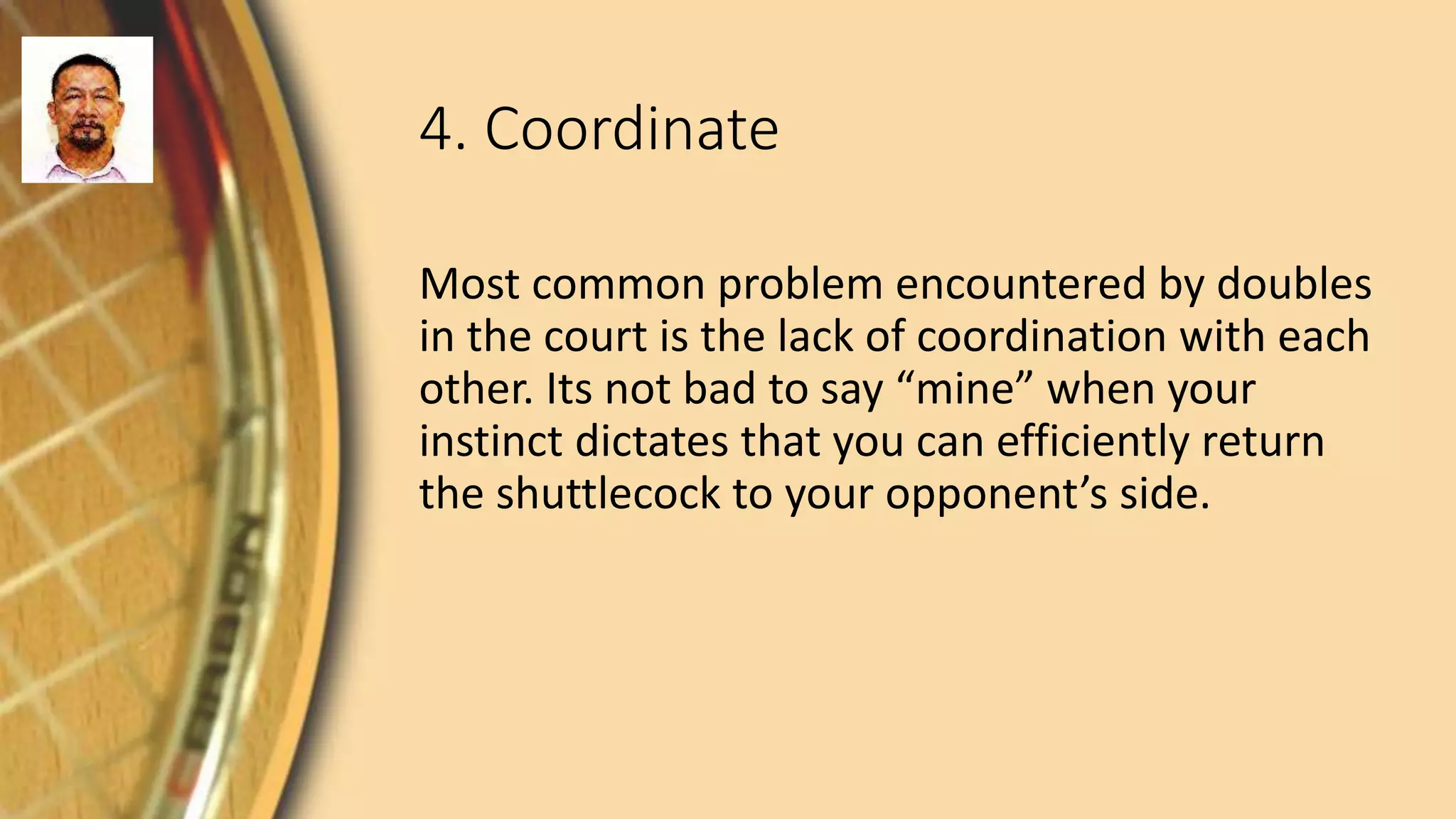 Ten cardinal rules for doubles | PPT