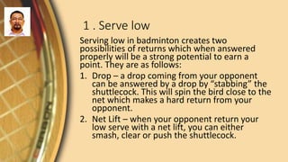 Ten cardinal rules for doubles | PPTX