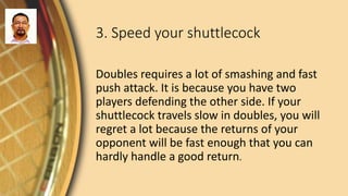 Ten cardinal rules for doubles | PPT