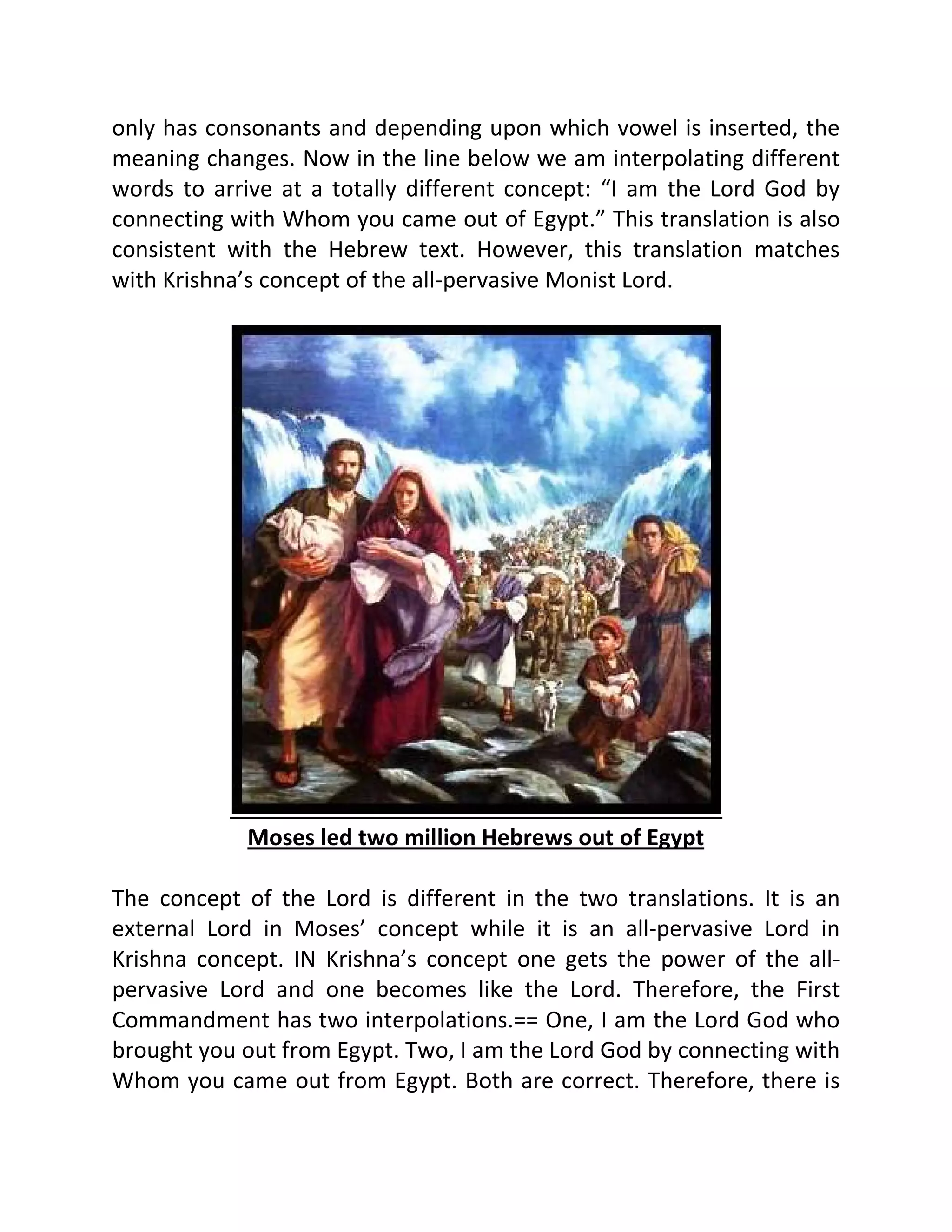 Ten Commandments of Moses and Krishna | PDF