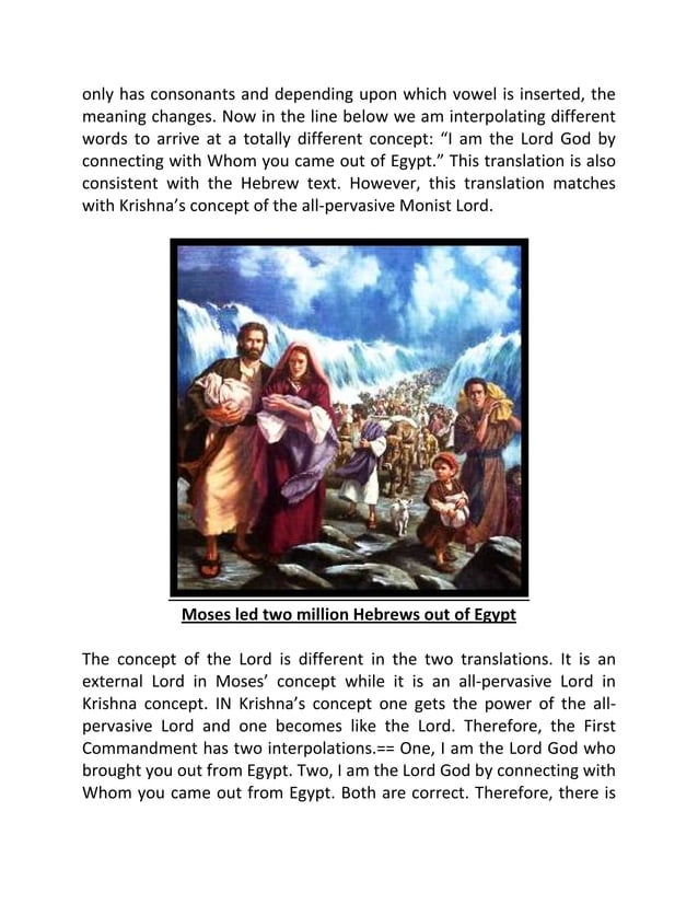 Ten Commandments of Moses and Krishna | PDF