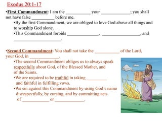 Ten Commandments GRADE 7 | PPT
