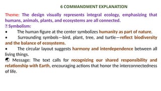 TEN COMMANDMENTS FOR BETTER LIVING ON THE PLANET EARTH | PPTX