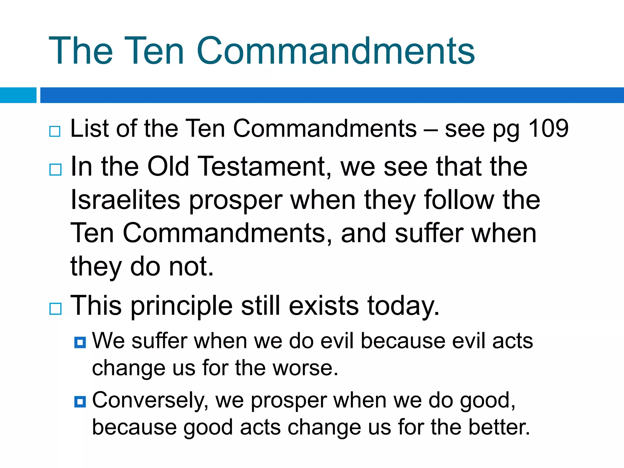 Ten Commandments and the Beatitudes | PPT
