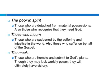Ten Commandments and the Beatitudes | PPTX