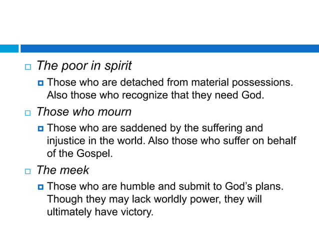 Ten Commandments and the Beatitudes | PPT