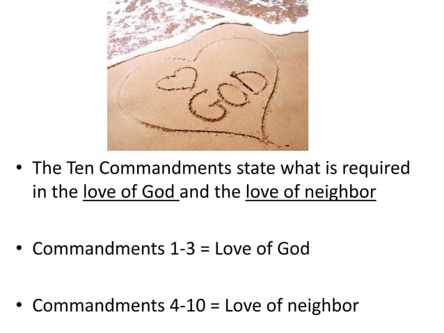 Ten commandments - First Commandment GRADE 8 | PPT