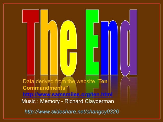 Ten commandments for owning a dog (養狗十戒) | PPT