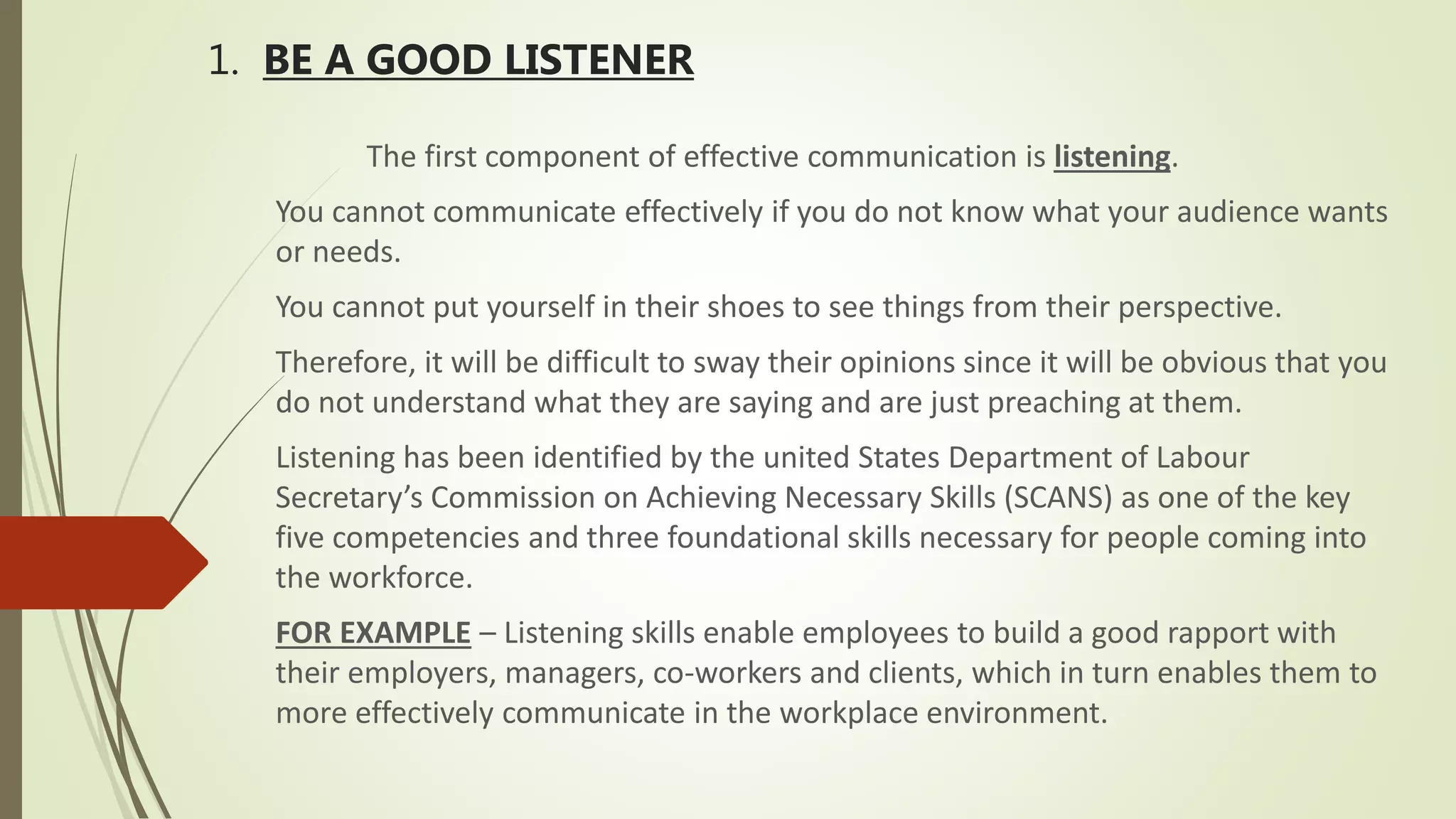 Ten commandments in effective communication | PPTX