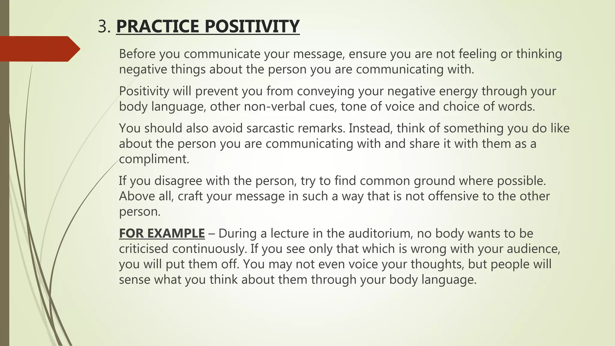 Ten commandments in effective communication | PPTX