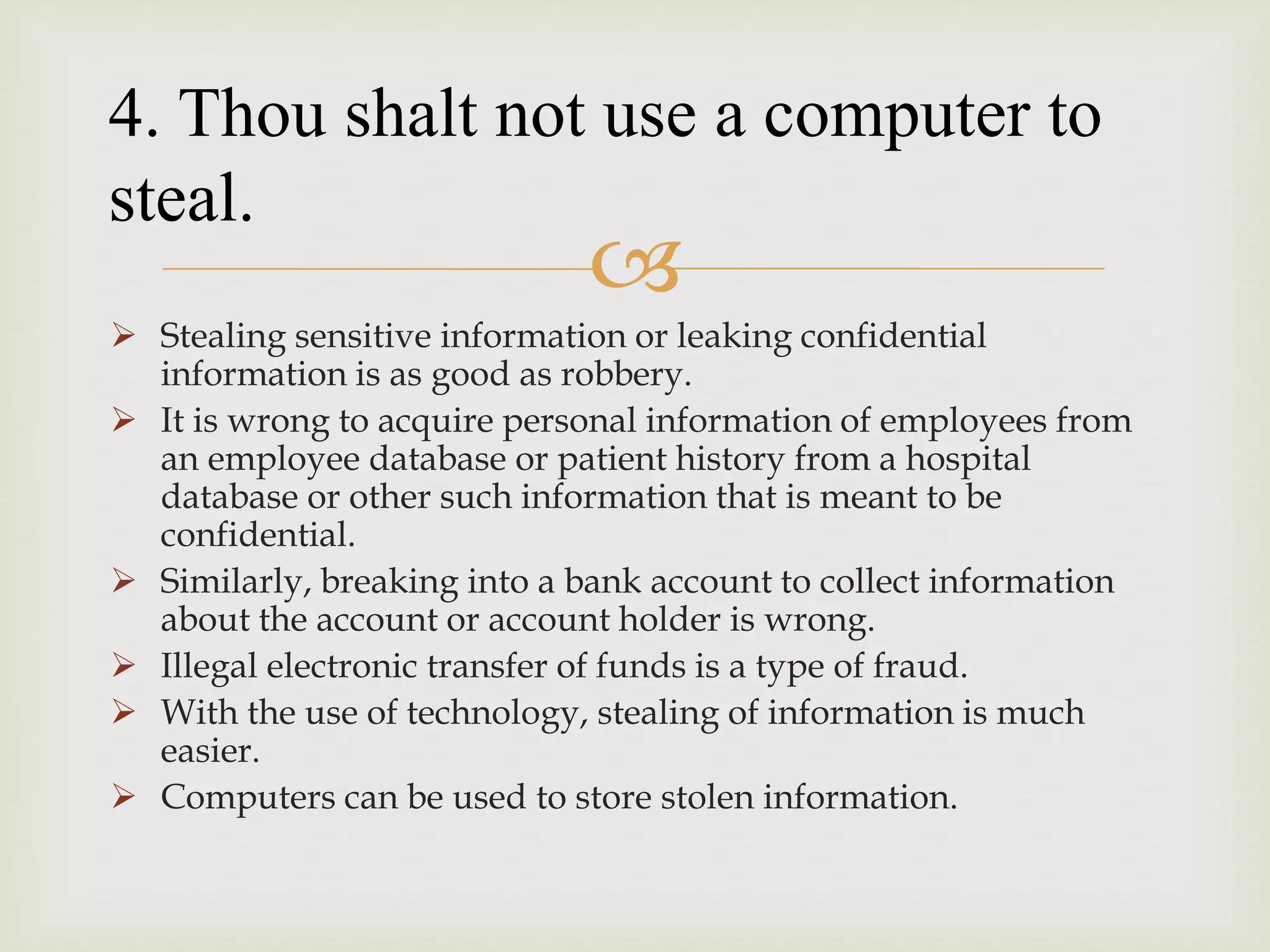 TEN COMMANDMENTS OF COMPUTER ETHICS.pptx
