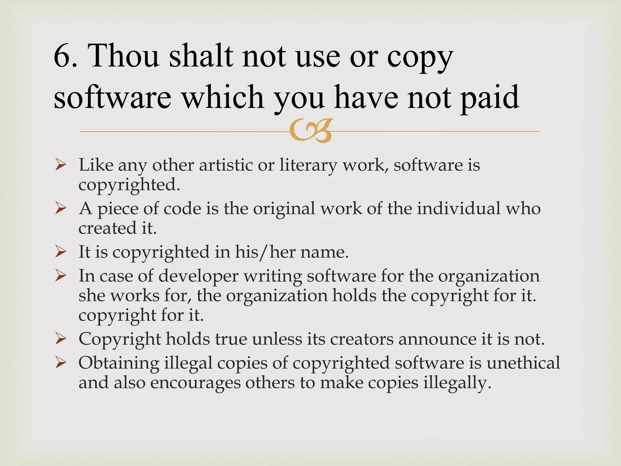 TEN COMMANDMENTS OF COMPUTER ETHICS.pptx
