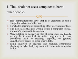 TEN COMMANDMENTS OF COMPUTER ETHICS.pptx
