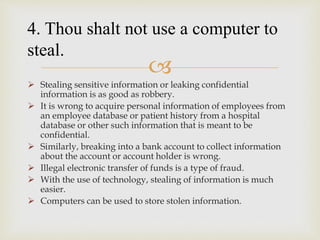 TEN COMMANDMENTS OF COMPUTER ETHICS.pptx