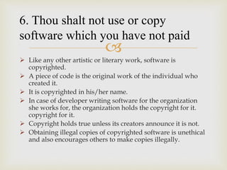 TEN COMMANDMENTS OF COMPUTER ETHICS.pptx