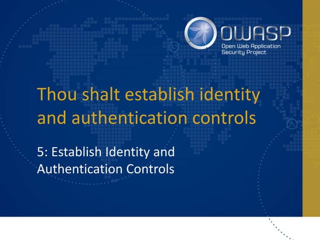 Ten Commandments of Secure Coding - OWASP Top Ten Proactive Controls | PPT Ten Commandments of Secure Coding - OWASP Top Ten Proactive Controls | PPT