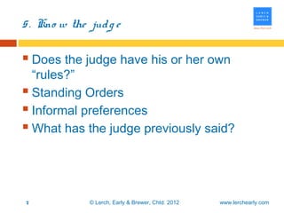 Ten commandments of summary judgment practice | PPT