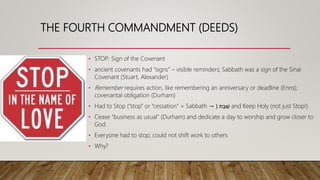 Ten Commandments Sunday School Lesson (Part II) | PPTX