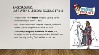 Ten Commandments Part I | Sunday School 10.7.18