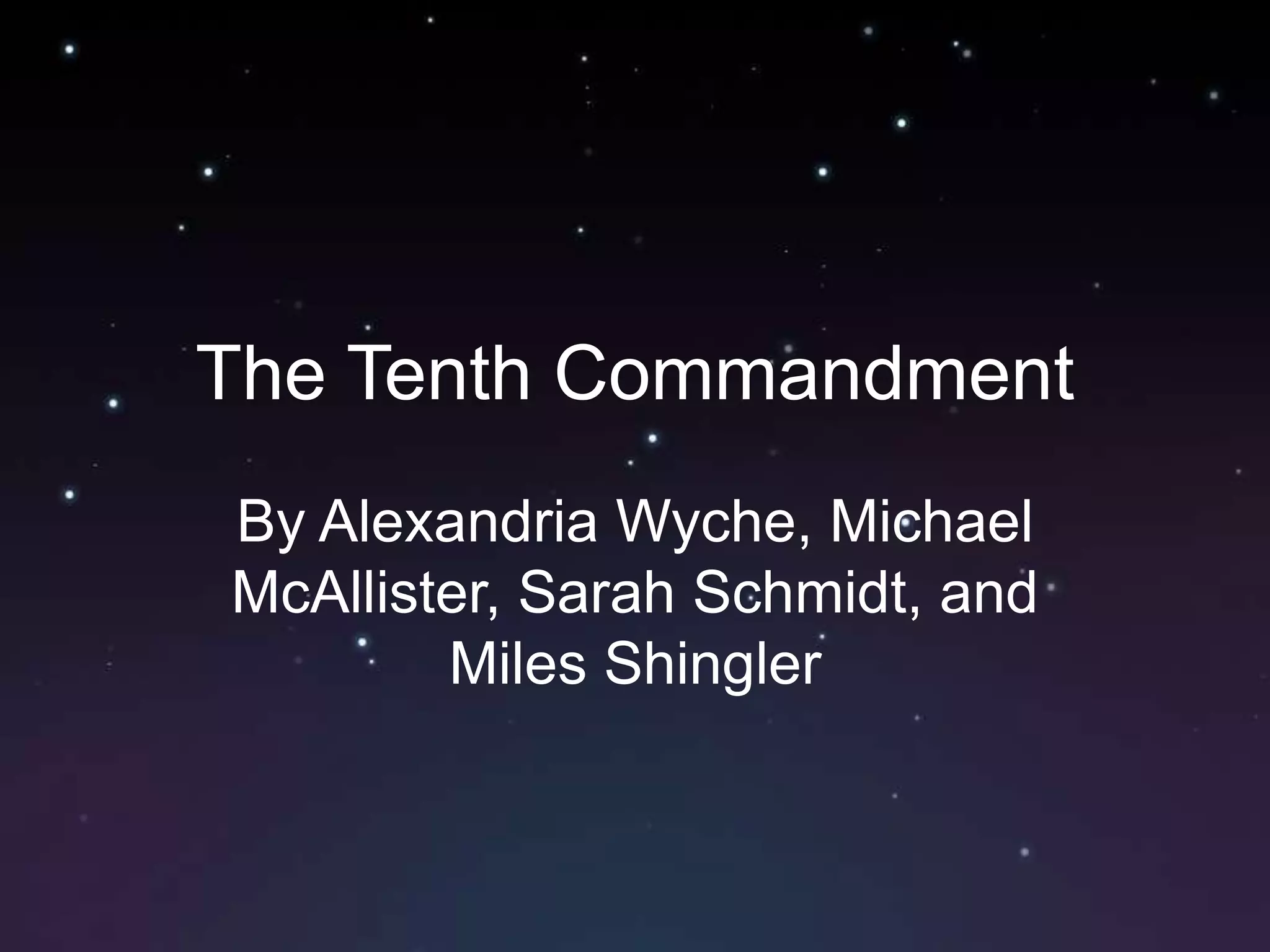 Ten commandments powerpoint | PPT